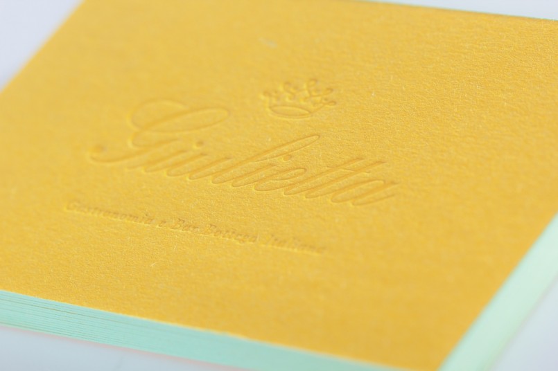 メジューム印刷と小口染め | 活版印刷｜CAPPAN STUDIO(活版スタジオ）