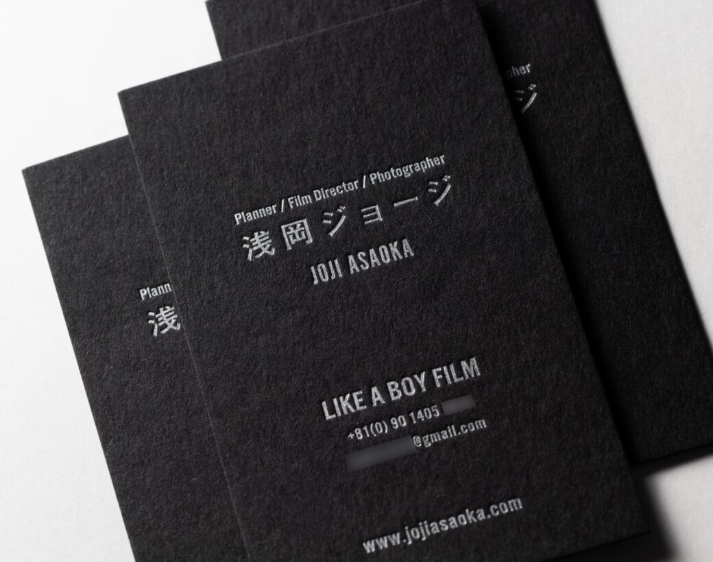 欧米サイズの活版印刷名刺 | 活版印刷｜CAPPAN STUDIO(活版スタジオ）