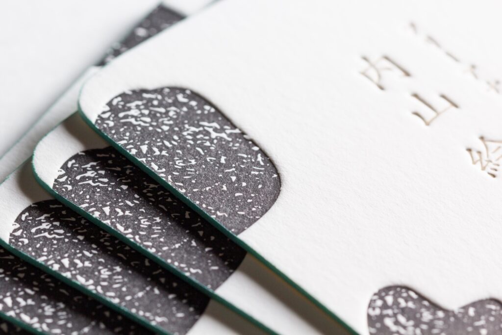 印圧強く | 活版印刷｜CAPPAN STUDIO(活版スタジオ）