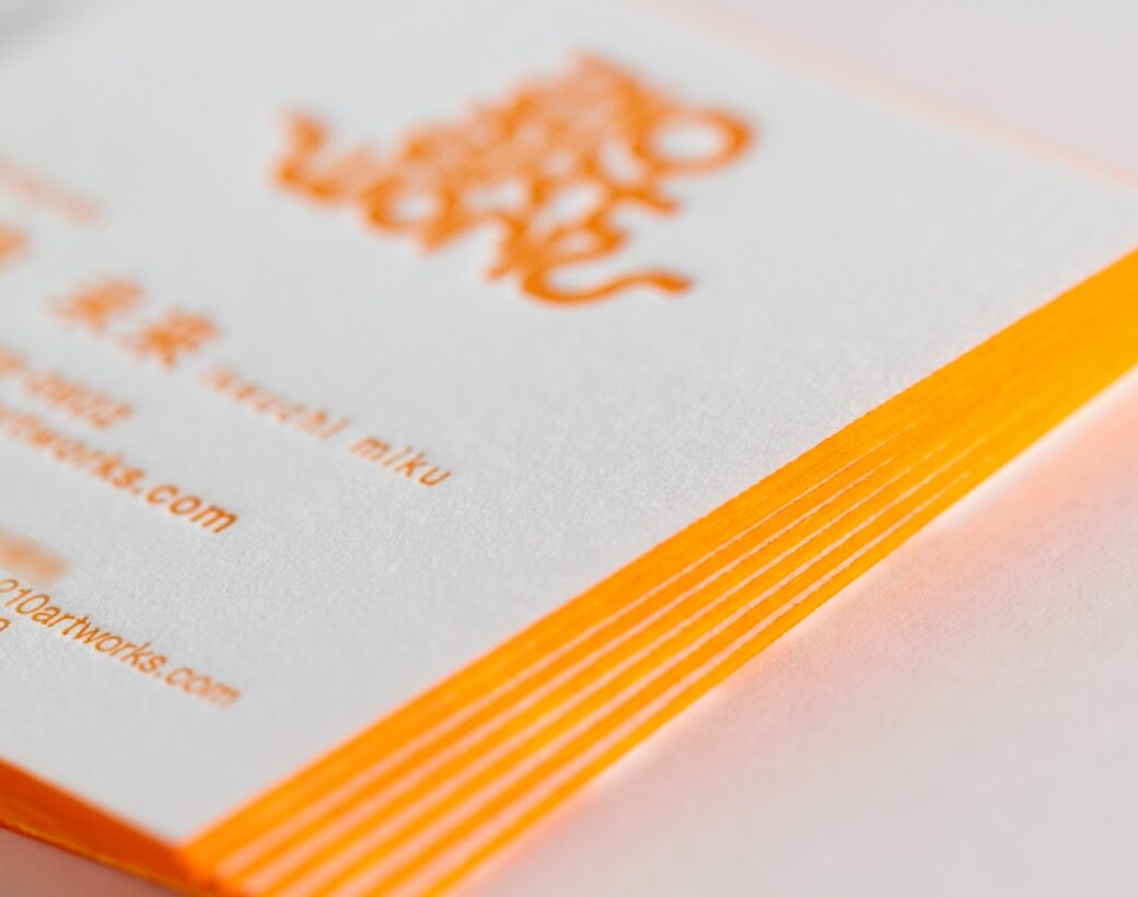 ヴィラージュCOC ホワイト（紙）｜活版印刷名刺 | 活版印刷｜CAPPAN STUDIO(活版スタジオ）