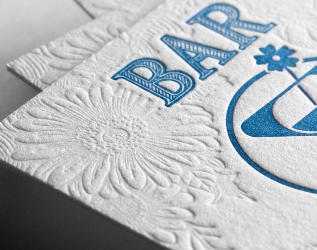 気包紙U-FSディープラフを使った名刺作成 | 活版印刷｜CAPPAN STUDIO(活版スタジオ）